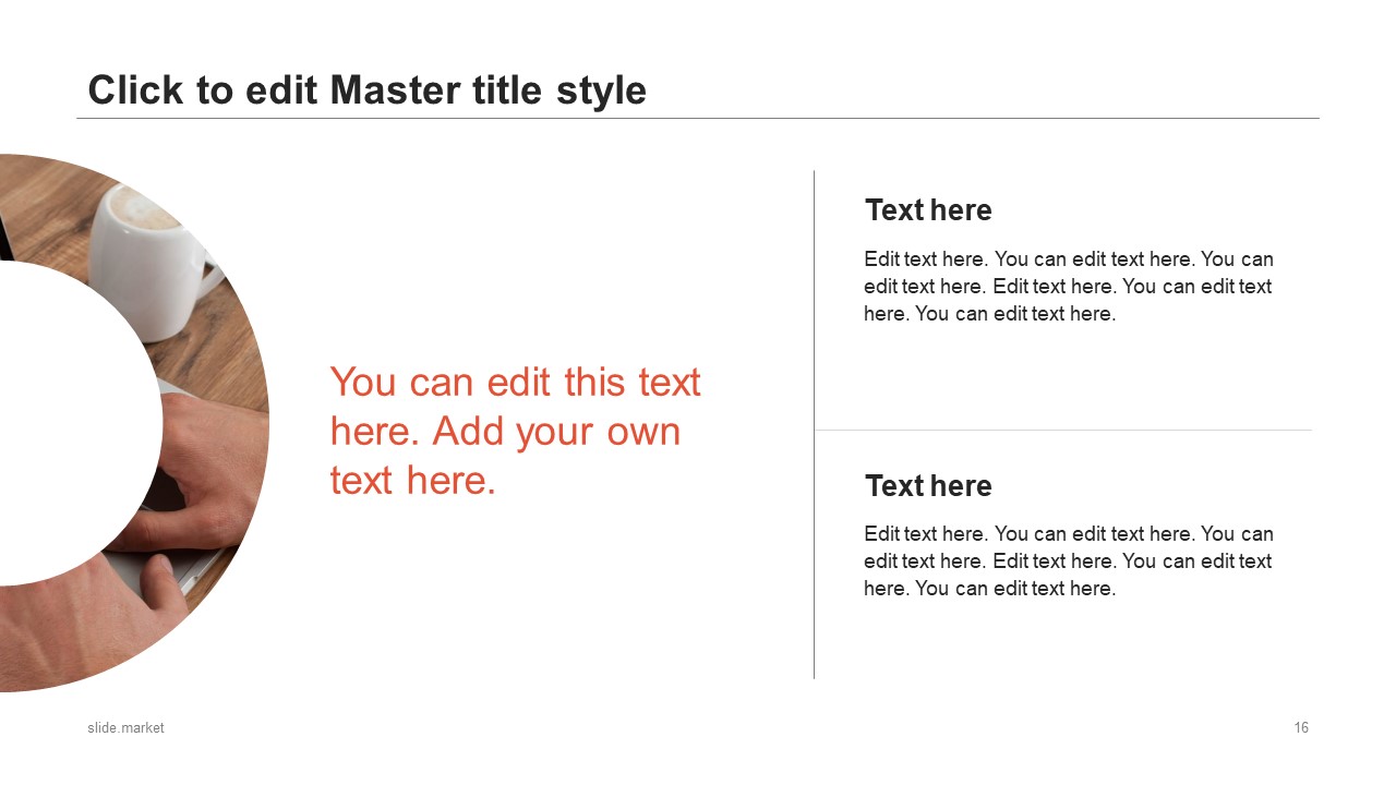 Professional Executive Powerpoint Template Slide Market